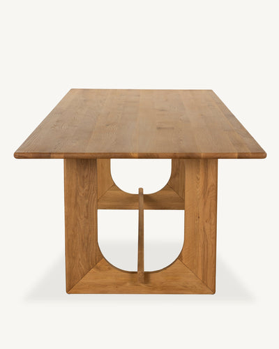 Arke Solid Oak Dining Table - Oak Oiled | The Modern